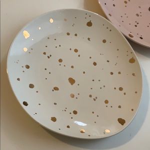 Prima Design | Dining | Prima Design Small Plates Pink White With Gold ...